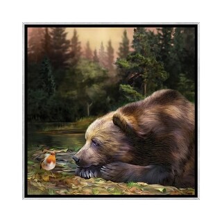 iCanvas "Bear's Eye View" by Carol Cavalaris Framed - Bed Bath & Beyond - 37715842
